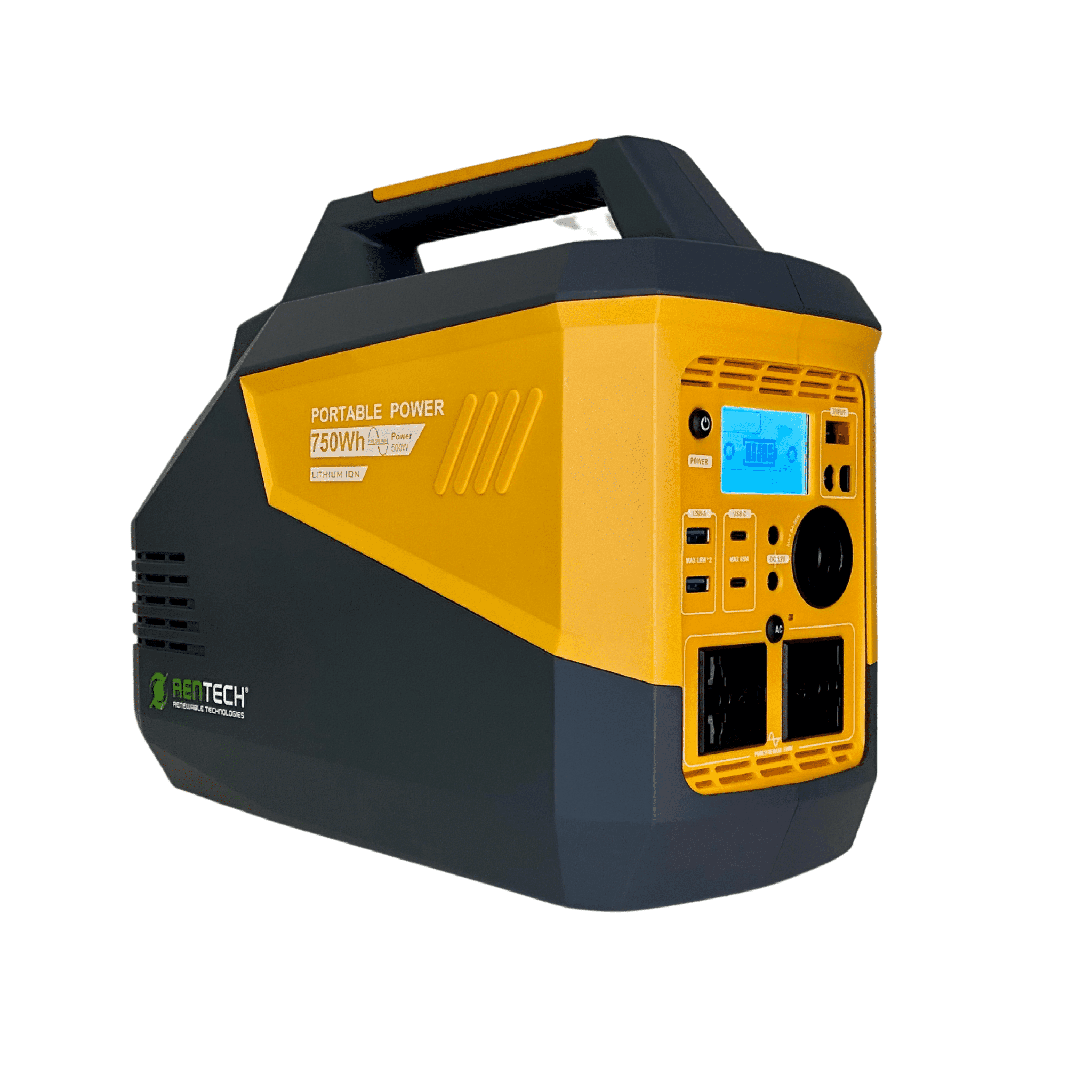Rentech Pps750 Portable Power Station 500W 786Wh | Energy Independence