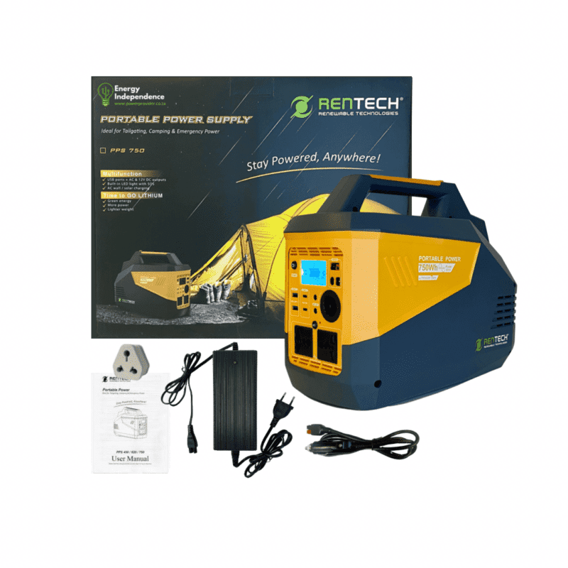 Rentech Pps750 Portable Power Station 500W 786Wh | Energy Independence