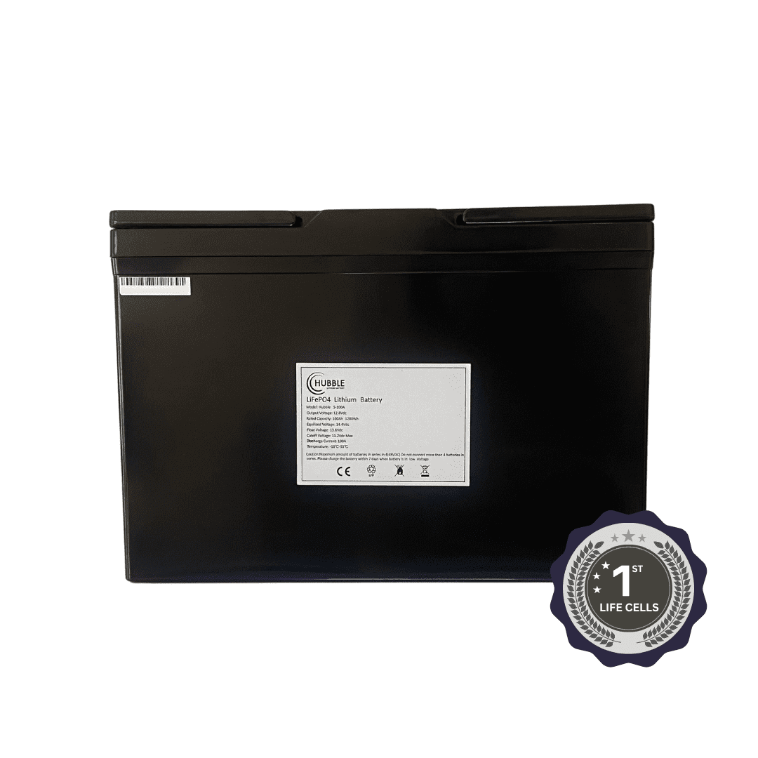 Hubble S-100A 1.2kWh 12V 100Ah LiFePO4 (First Life Cells)