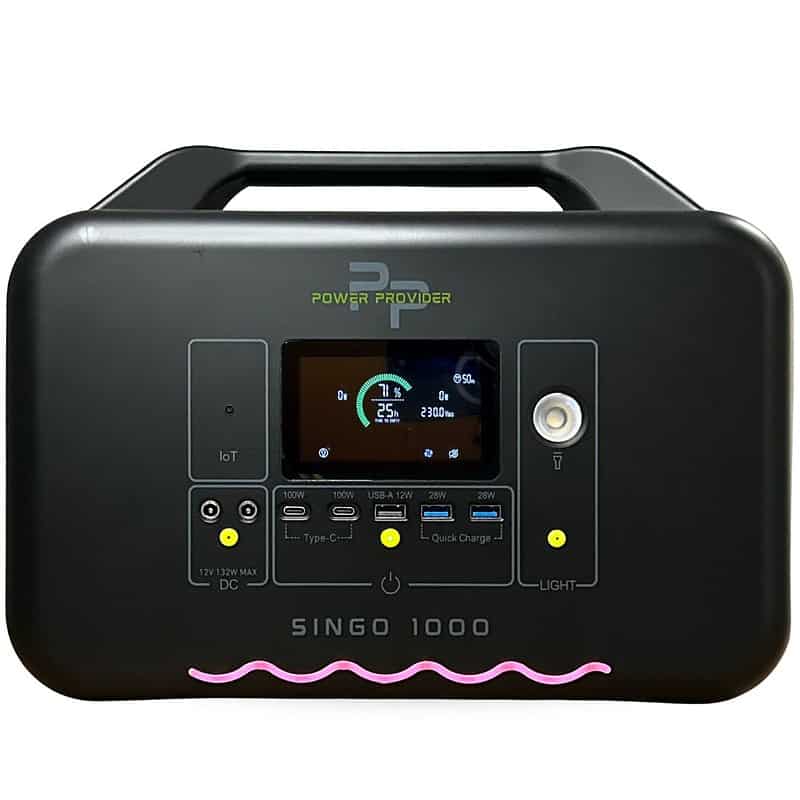 Singo 1000 Portable Power Station Ups And 100W Panel Combo | Energy ...